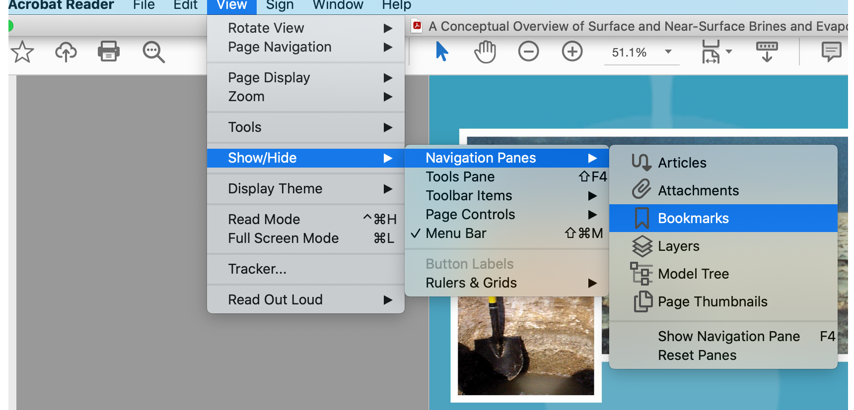 How To Use the Navigation Pane of Groundwater Project PDF Books | The ...